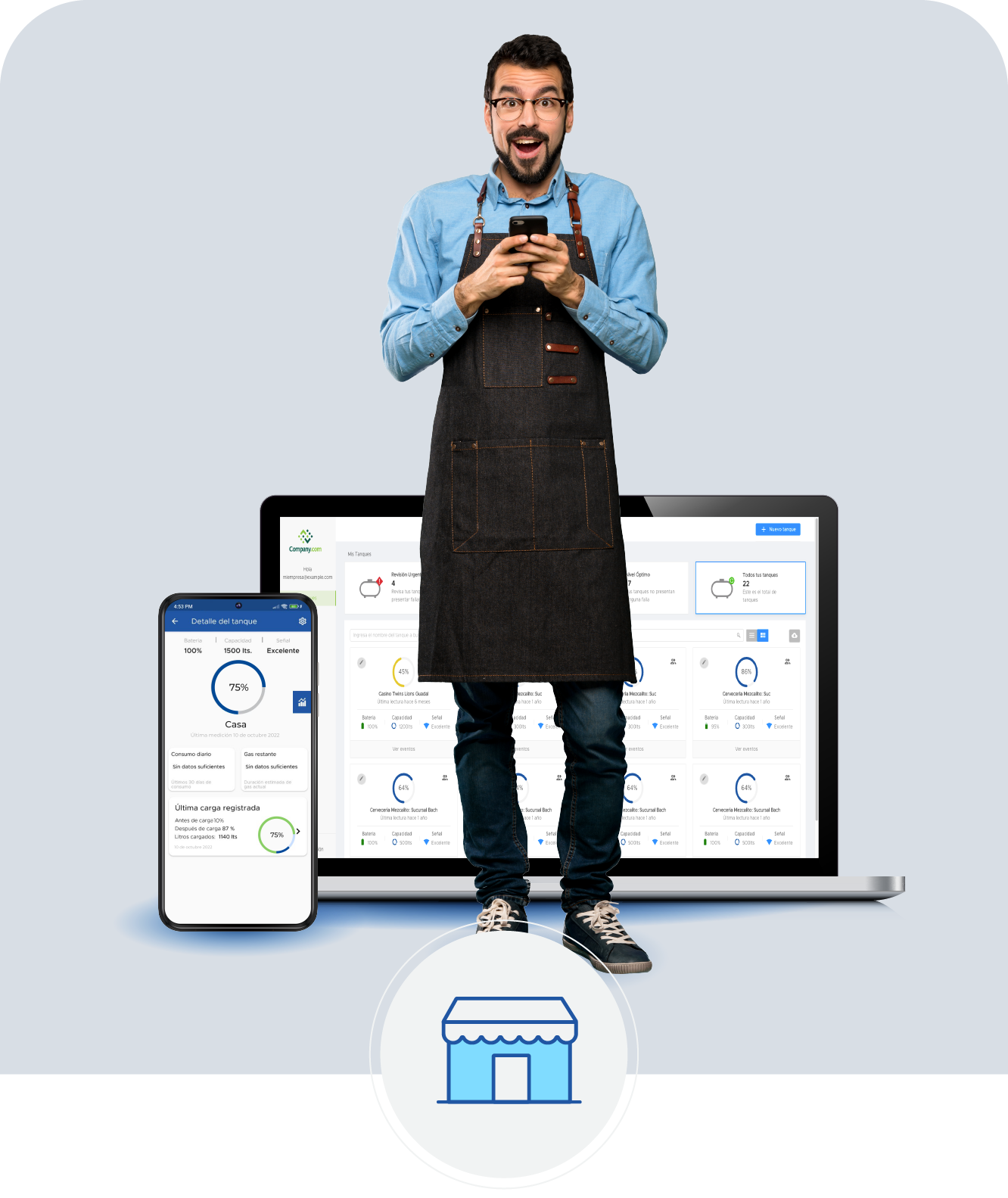 Medidor de Gas Estacionario | iSentinel